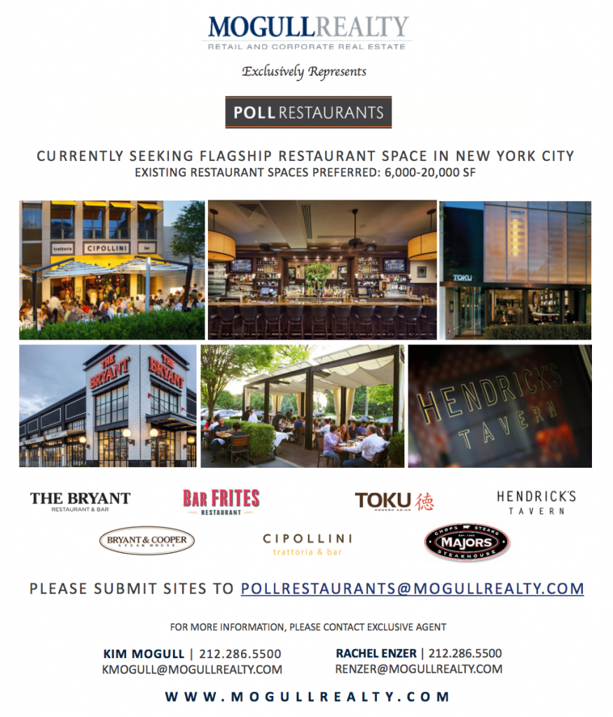 Poll Restaurants | Mogull Realty